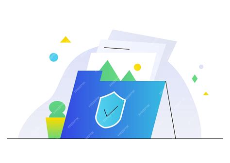 premium vector vector illustration of internet file security