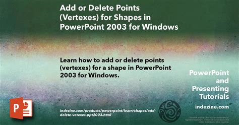 Add Or Delete Points Vertexes For Shapes In Powerpoint 2003 For Windows