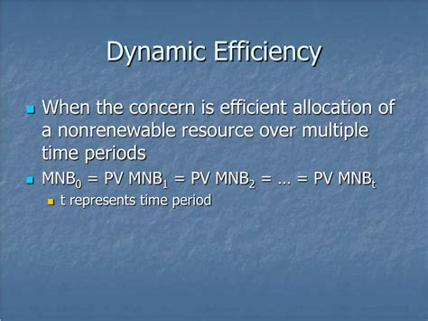 Ppt Static Efficiency Dynamic Efficiency And Sustainability