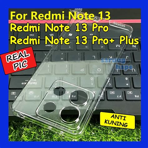 Jual Redmi Note 13 Redmi Note 13 Pro 4G 5G Mika Transparan Clear Hard Case Hardcase Casing