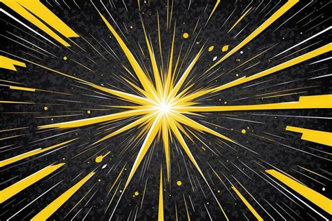 Premium Photo Yellow Exploding Star Textured Surface Background