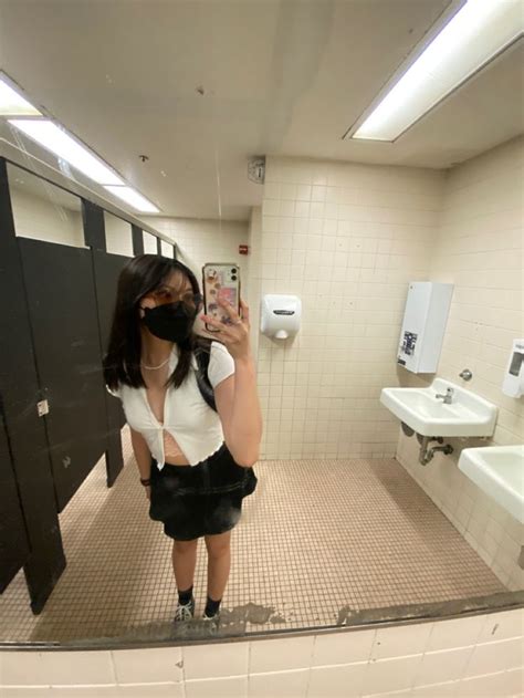 School Bathroom Core School Bathroom Mirror Selfie Bathroom