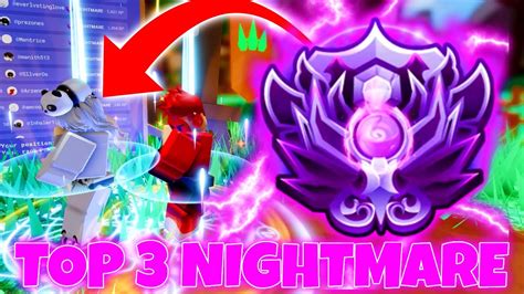 I Carried The Nightmare Player In Roblox Bedwars Youtube