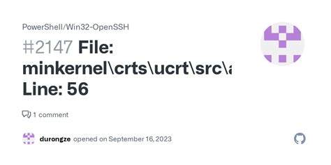 File Minkernel Crts Ucrt Src Appcrt Lowio Close Cpp Line Issue PowerShell Win