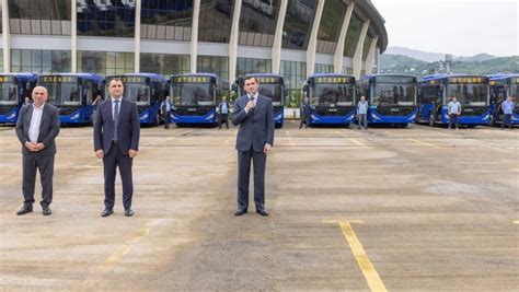 ბათუმს დამატებით 25 ერთეული Euro 6” ტიპის 12 მეტრიანი ავტობუსი შეემატა