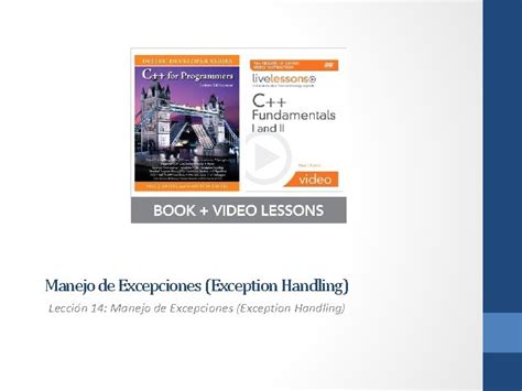 Manejo De Excepciones Exception Handling Leccin 14 Manejo