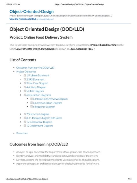 Ooad And Lld Pdf