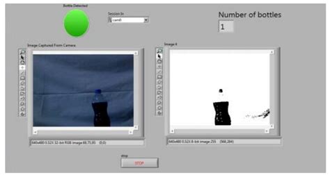 Labview Front Panel For Visual Inspection System Unable To