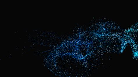 추상파란색 다채로운 입자 웨이브 배경 검은 색 배경에 작은 둥근 점 복사 공간 3d 렌더링 0명에 대한 스톡 사진 및 기타 이미지 Istock