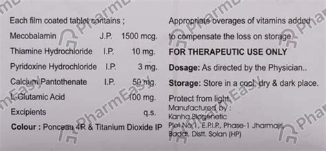 Buy Myelin Od Tablet Online At Flat 15 Off Pharmeasy