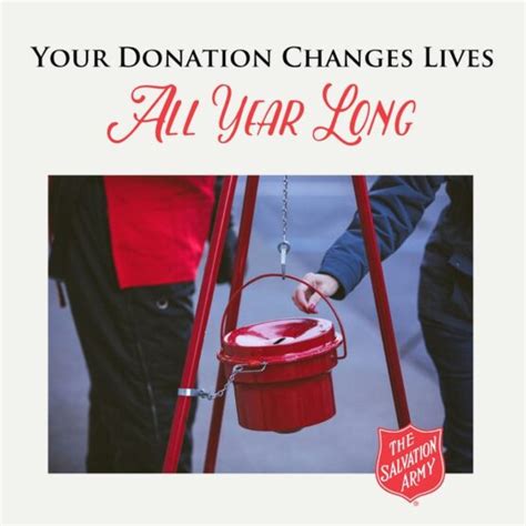 Nov 18 Salvation Armys Annual Red Kettle Campaign