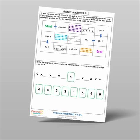 Multiply and Divide by 9 Reasoning and Problem Solving Resource | Classroom Secrets