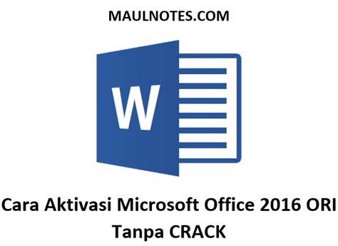 Cara Aktivasi Microsoft Office Ori Tanpa Crack