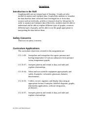 Graphing For Chemistry Experimental Skill And Investigation Doc Graphing Introduction To The
