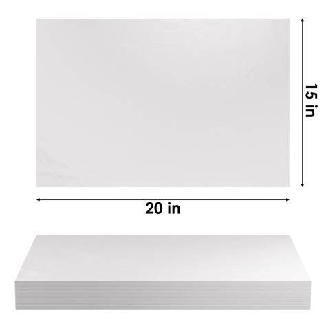 White Tissue Paper Sheets 15x20 Inches 480 Sheets