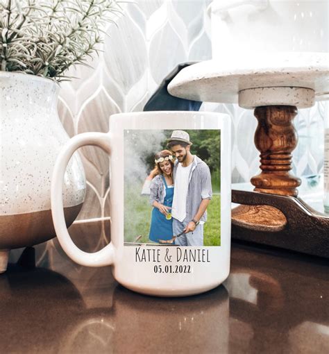 Personalized Photo Coffee Mug Photo And Text Custom Mug Photo Mug