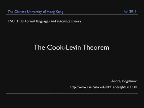 PPT CSCI 3130 Formal Languages And Automata Theory PowerPoint Presentation ID 6783116