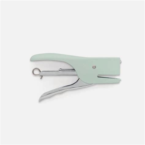 Think Ink Office Nib Think Ink Design Works Ink Hand Held Stapler With 00 Staples Mint Green