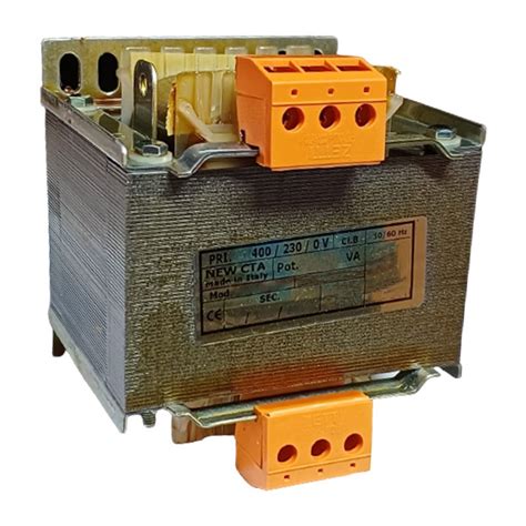 single phase safety transformer cta 100va input 230 400v tmi7k0 10