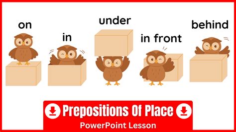 Prepositions Of Place презентация