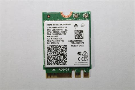 Wifi 6 M 2 Intel Ax200 Ax200ngw Ax Bt5 0 8260 9260 8873223128 Oficjalne Archiwum Allegro