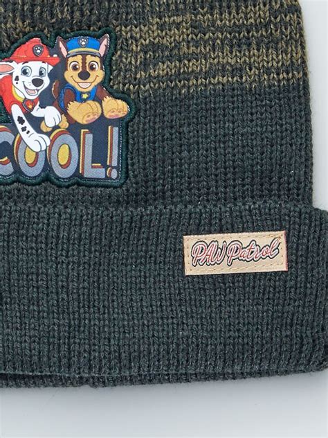Wollen Muts Paw Patrol Groen Kiabi 8 00€
