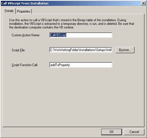 Update Tables In Wise Using Vbscript Codeguru