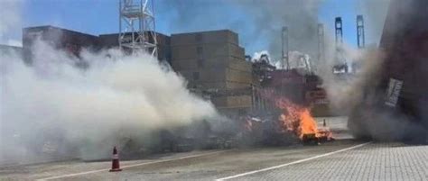 突发！盐田码头出现货柜着火事故 大数跨境｜跨境从业者专属的媒体平台