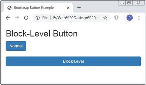 Bootstrap Button