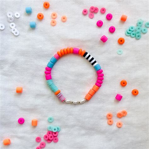 Clay Bead Bracelet Ideas The Neon Tea Party