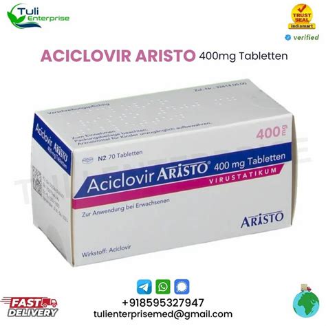 Acyclovir 400 Mg Tablet At Rs 90stripe In New Delhi Id 2852688115155