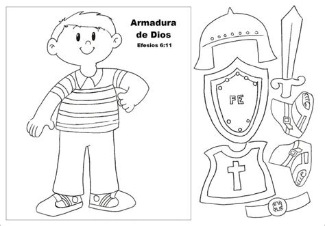 La Armadura De Dios Para Niños Manualidades Imagui