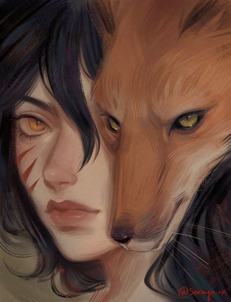 Artist Seraya X On Twitter Hybrid Art Fox Art Fox Character