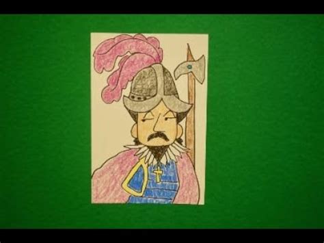 Lets Draw A Spanish Conquistador Youtube