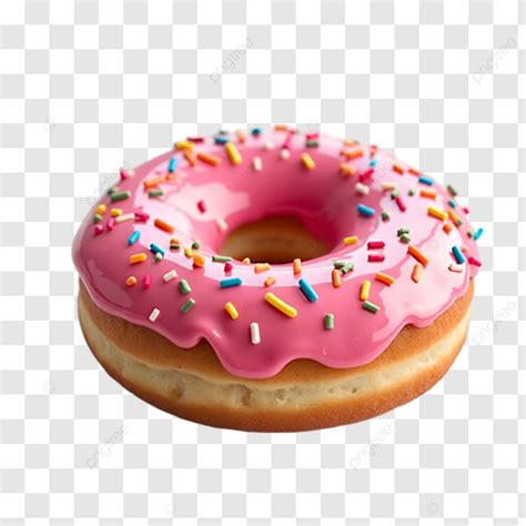 서리로 썬 도넛 핑크 아이싱과 무지개 뿌리 프로스트 도넛 분홍색 착빙과 무지개 뿌리 스프링클이 있는 도넛 Png 일러스트 및 이미지 에 대한 무료 다운로드 Pngtree