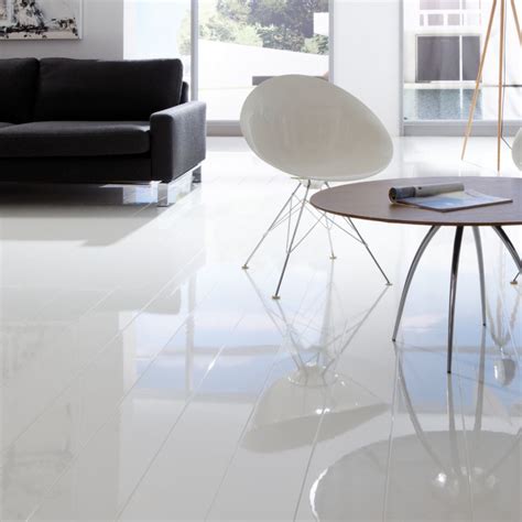 White Supergloss Extra Sensitive Flooring At Leader Stores High Gloss