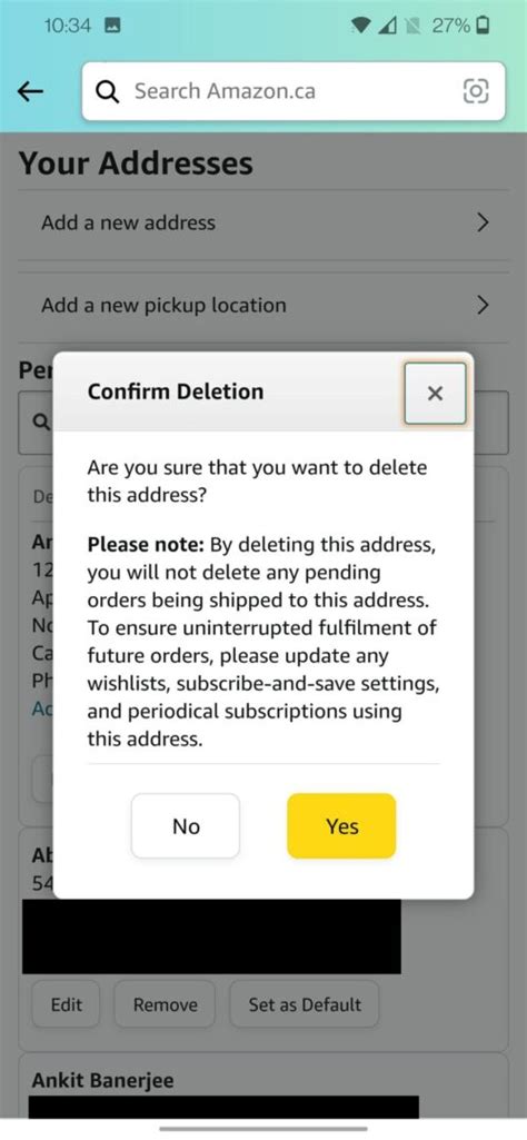 How To Delete Addresses On Amazon Android Authority