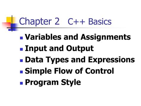 Ppt C Basics Powerpoint Presentation Free Download Id3814266