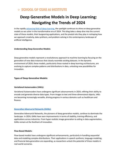 deep generative models in deep learning pdf