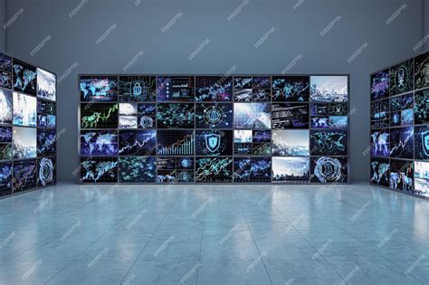 Premium Photo Multiple Screens Displaying Various Graphs And Data