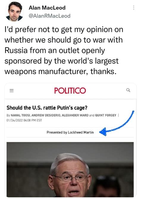 Alan Macleod Alanrmacleod Id Prefer Not To Get My Opinion On Whether We Should Go To War With