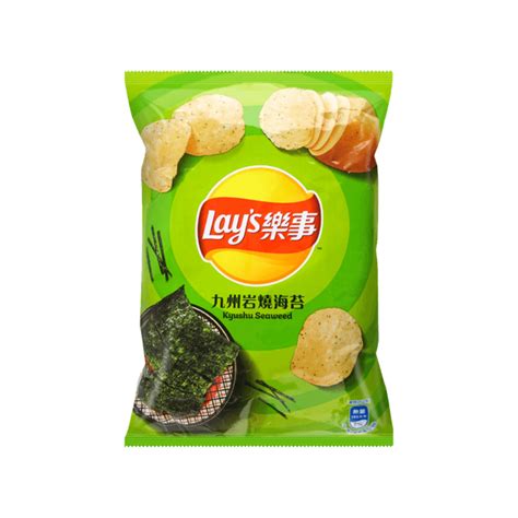 Lays Potato Chips Kyushu Seaweed Flavor Taiwan Munch Addict