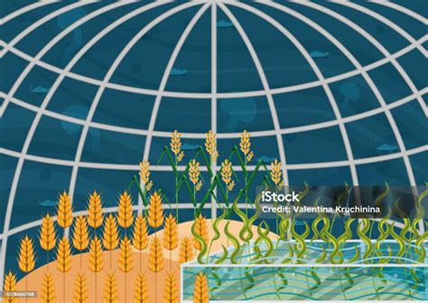 Closed Ecological System Concept Of Use Stock Illustration Download