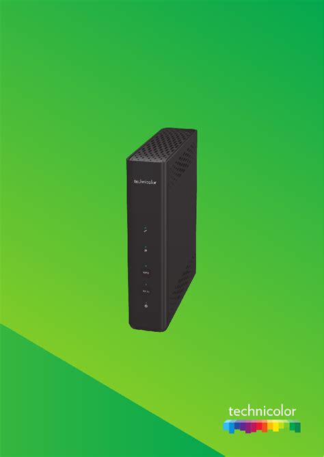 Technicolor CGA Network Router Quick Setup Manual PDF View Download