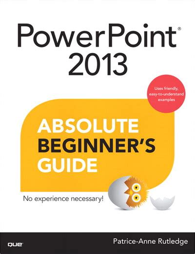 Ad Pages Powerpoint® 2013 Absolute Beginners Guide Book