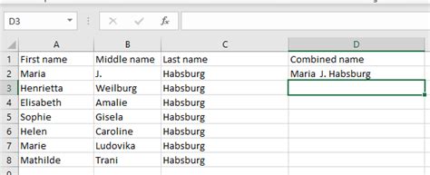 How To Combine First And Last Name In Microsoft Excel