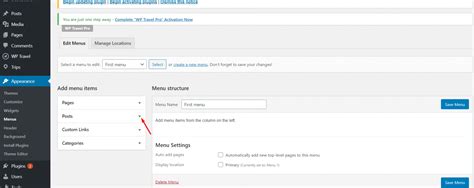 How To Add A Navigation Menu In WordPress Site Easy Guide WP Travel