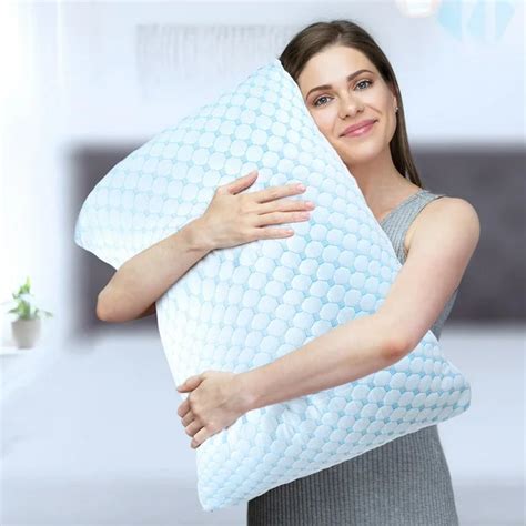 Temperature Regulating Reversible Cooling Pillow Memory Foam Pillow