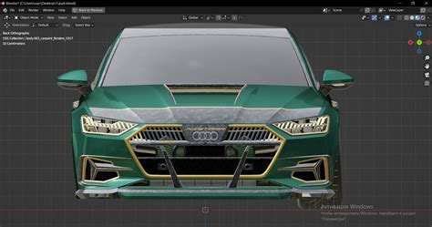 Audi A7 Custom Body Kit 3d Model Cgtrader