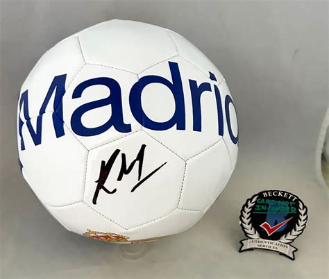 Keylor Navas Signed Soccer Ball Real Madrid Beckett Bas Memorabilia